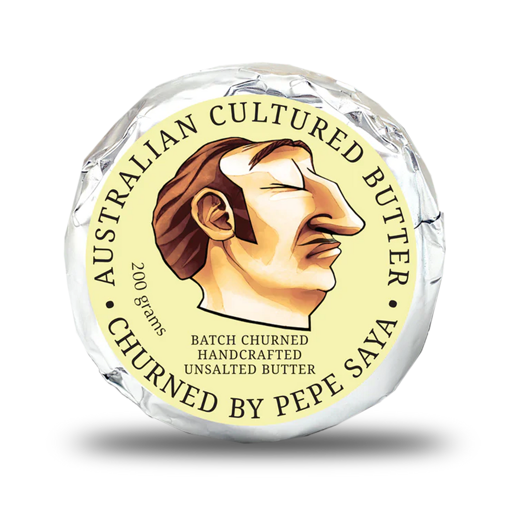 Grass-Fed Artisan Unsalted Cultured Butter from Australia (200g)