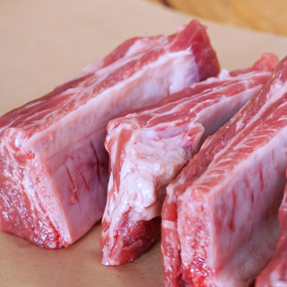 Free-Range Pork Pre-Cut Bone-In Spare Ribs from Hokkaido (400g)