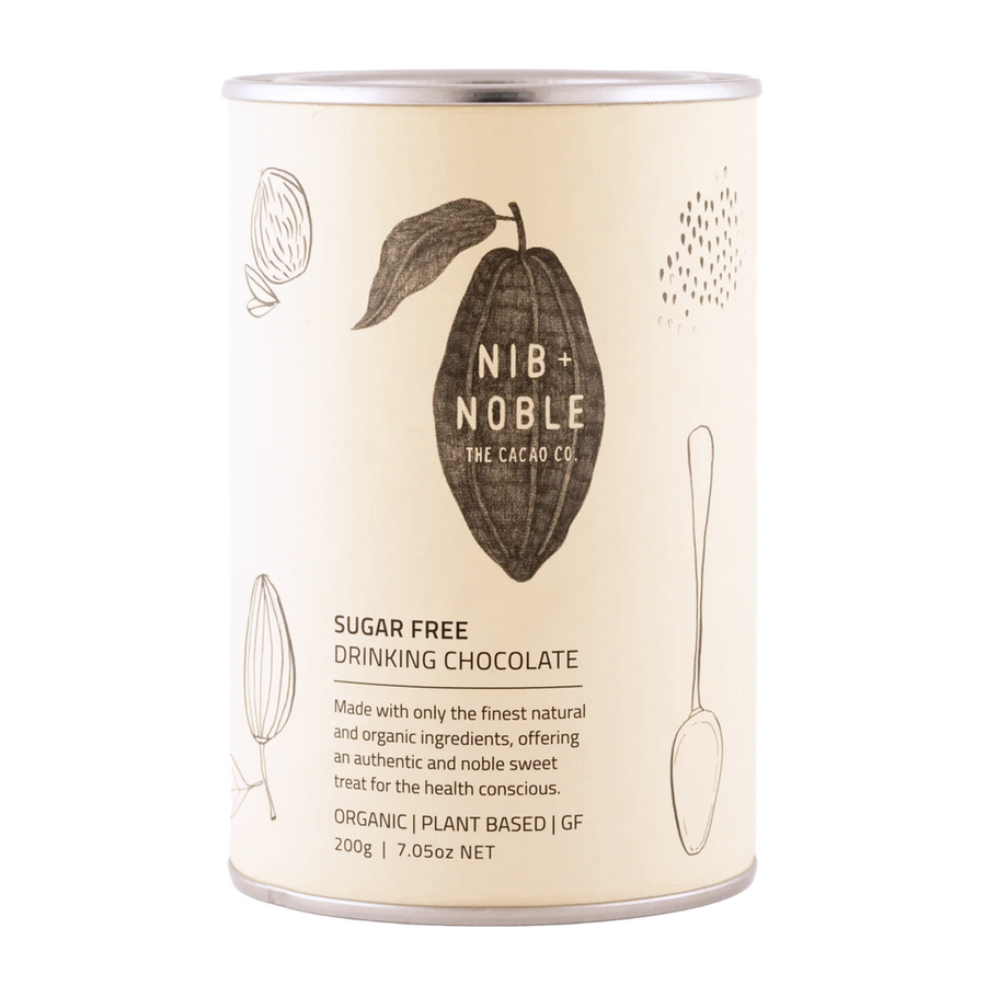 Organic Sugar-Free Raw Cacao Hot Chocolate Mix from Australia (200g: 9