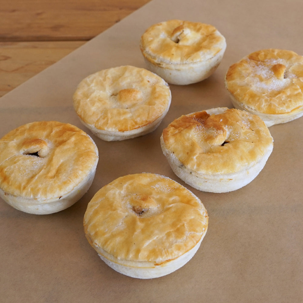 All-Natural Party-Size Grass-Fed Aussie Beef Meat Pies from Australia
