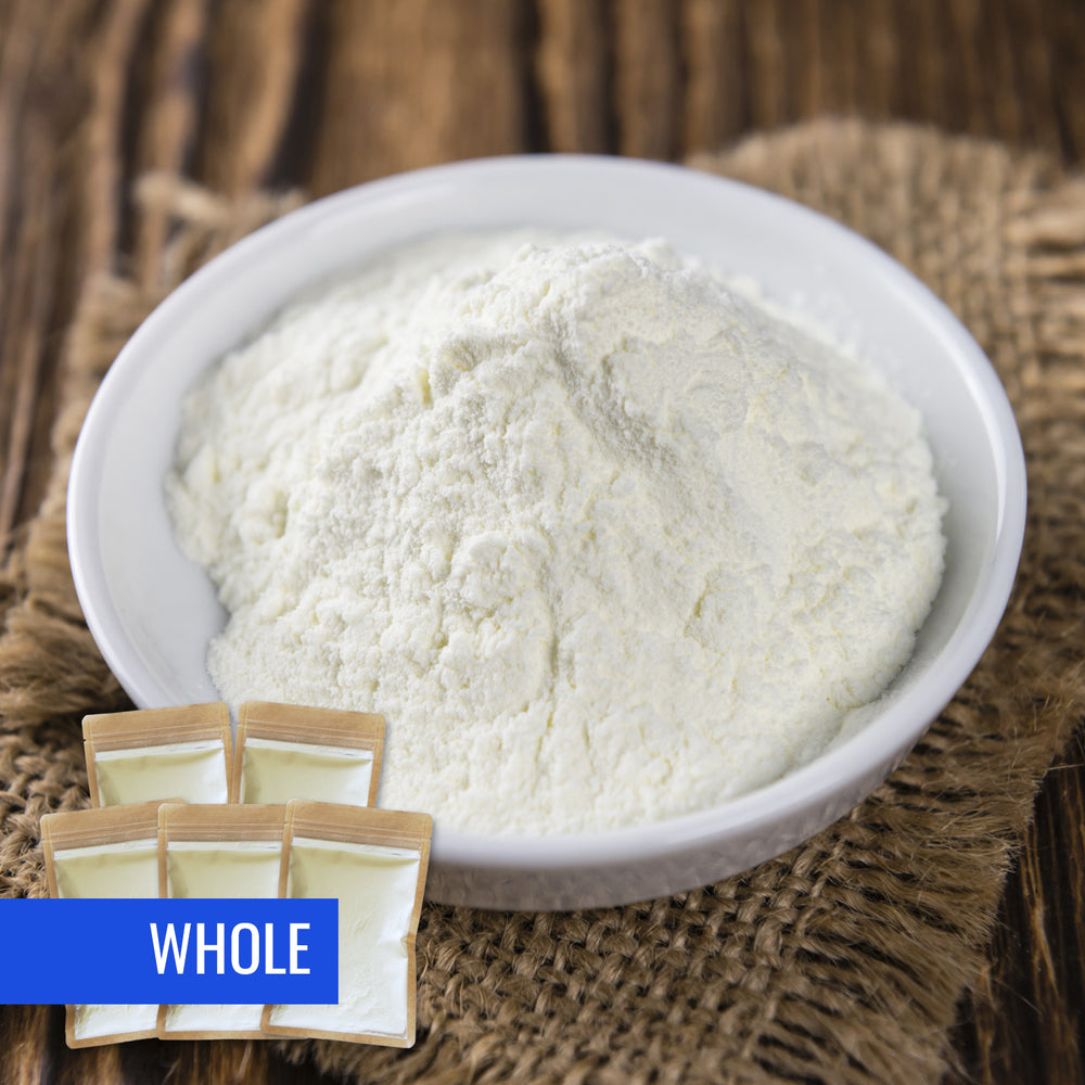 Certified Organic Grass-Fed Whole Milk Powder (500g for 5L)