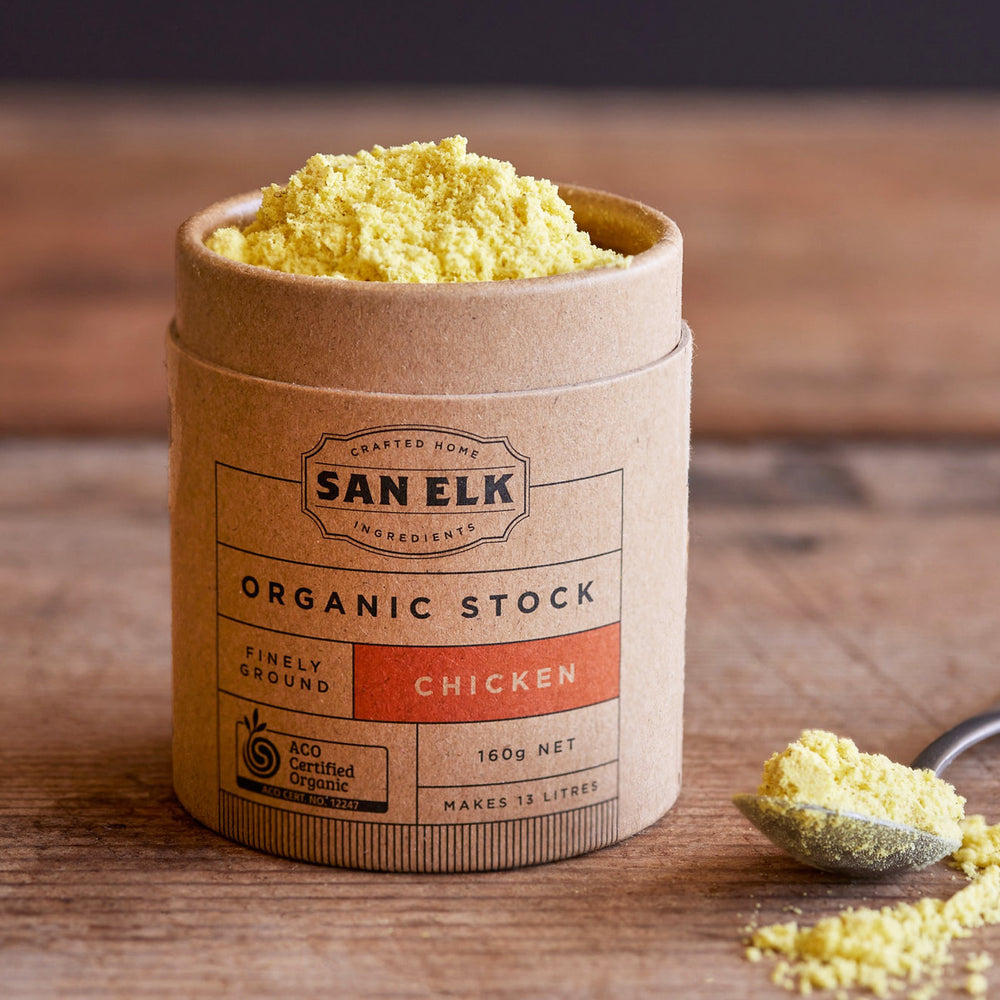 Certified Organic Chicken Stock Powder from Australia (160g)
