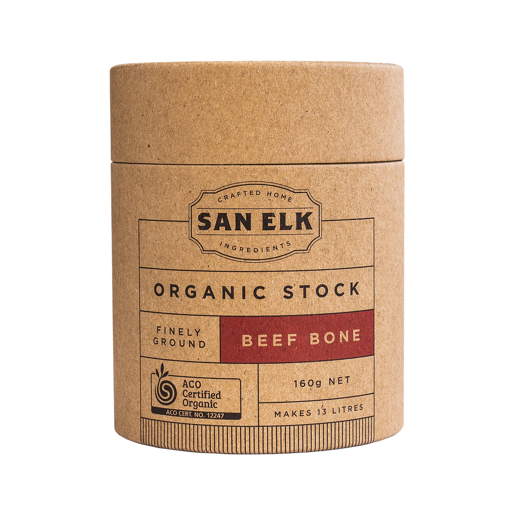 Certified Organic Grass-Fed Beef Bone Stock Powder from Australia (160