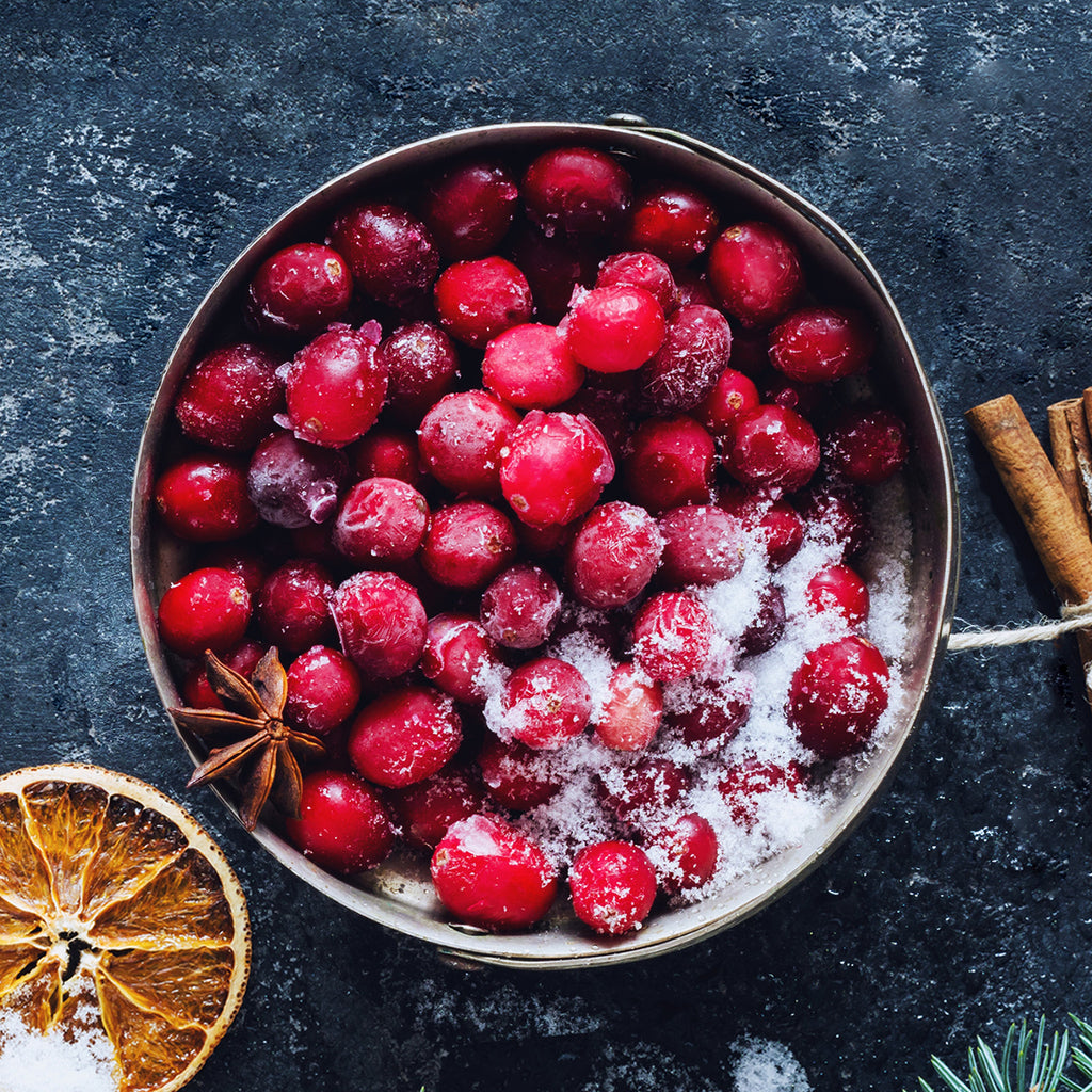 Organic All-Natural Frozen Cranberries from Canada (1kg)