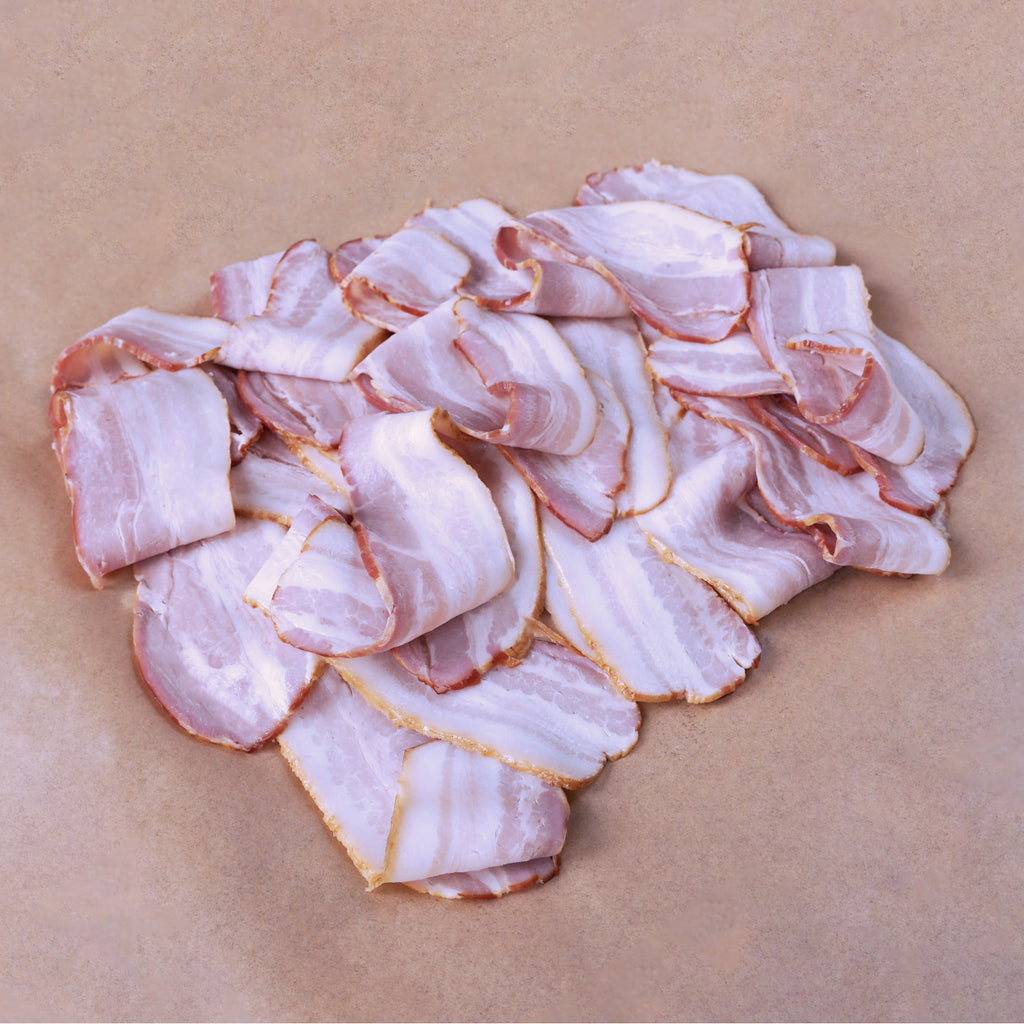 All-Natural Lightly Seasoned Smoked Free-Range Pork Bacon Slices (200g